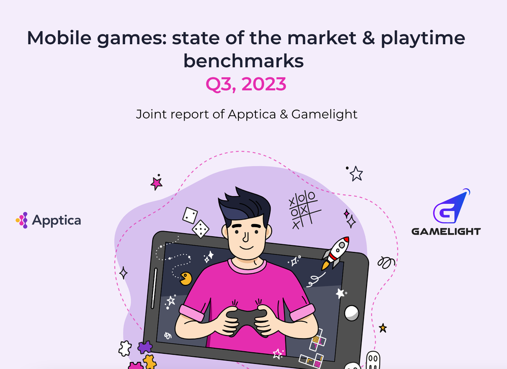 Mobile games: state of the market & playtime benchmarks, Q3, 2023.